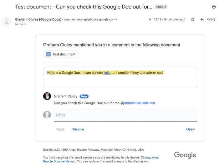 Attack Misuses Google Docs Comments To Spew Out Massive Wave Of Malicious Links Tripwire